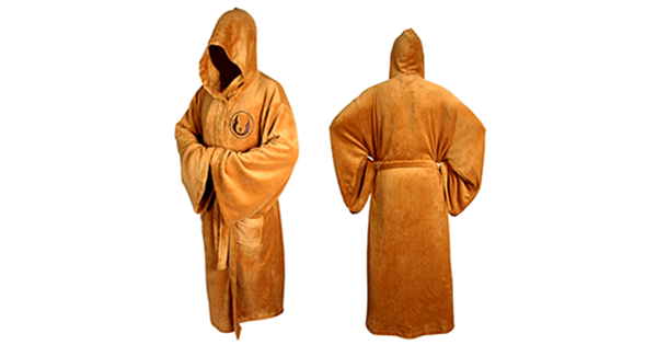 Star Wars Hooded Jedi Bath Robe - Funny Outfits